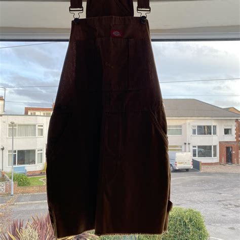 Dickies Dungaree Dress Worn Once Medium Depop