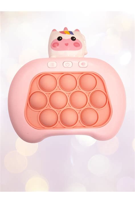 Popit Toys Elektronik Popit Quick Push Konsol Unicorn Model Fiyatı