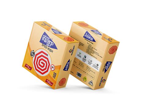 Mosquito Coil Box Packaging Design Behance