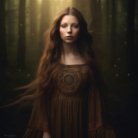 Premium Ai Image Beautiful Young Girl In A Rococo Dress Photography