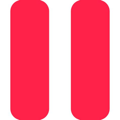 Pause Button Generic Color Fill Icon