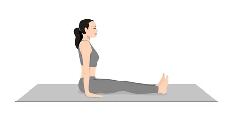Dandasana Yoga Pose Stockhaltung