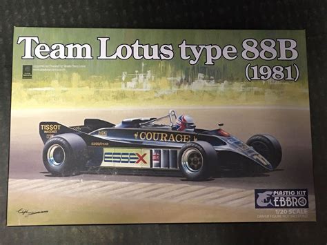 Ebbro 20010 Team Lotus Type 88b 1981 120 Scale Plastic Model Kit