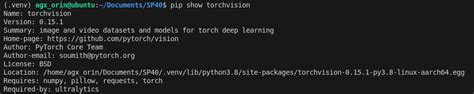 Incompatibility Between Pytorch And Torchvision For Jetpack 512 On Agx Orin Jetson Agx Orin