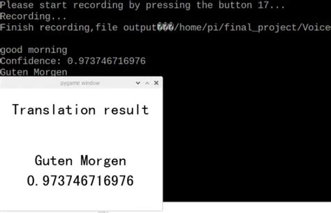 raspberry pi powered intelligent language translator ece5725 project