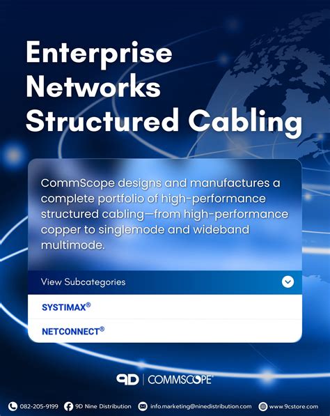 9c Commscope Enterprise Networks Structured Cabling 🔵 มาพร้อมโซลู