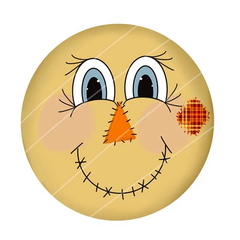 Scarecrow Face Template Educational Printable Activities