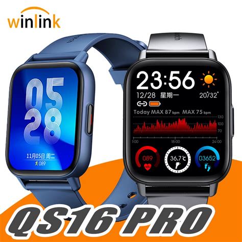 Micro Qs16 Pro Body Temperature Smart Watch Custom Dial Incoming Call Information To Remind
