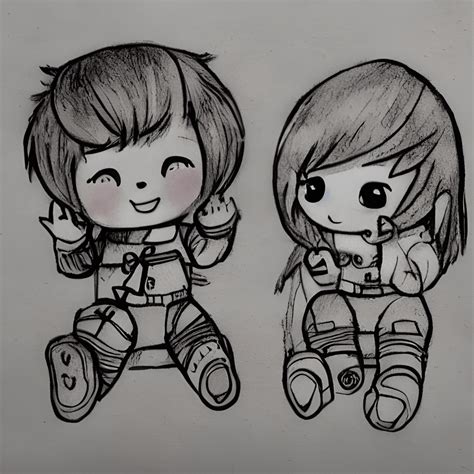 Forest Fire Chibi Sketch Creative Fabrica