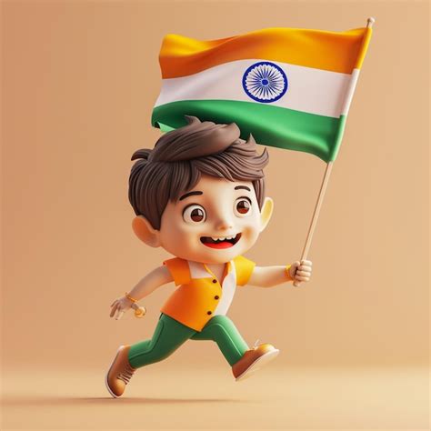 A Small Toy Figure With A Shirt That Says The Flag On It Premium Ai Generated Image
