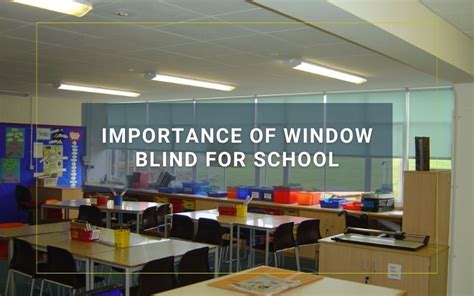 Importance Of Window Blinds For School Pro Guide
