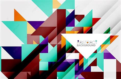 Triangle Pattern Design Background Poster Template Download On Pngtree