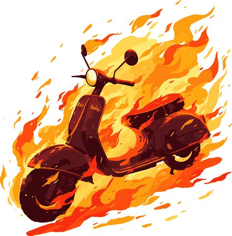 电动车着火高清素材