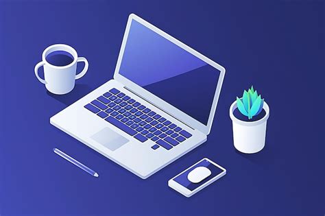 Ui And Ux Representations With Laptop Premium Ai Generated Image