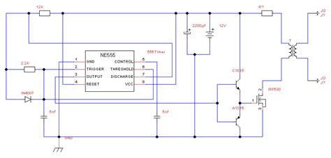 555 Timer Based Flyback Transformer Driver ~ Best Electronics