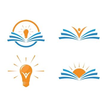 Premium Vector Book Education Logo Templat