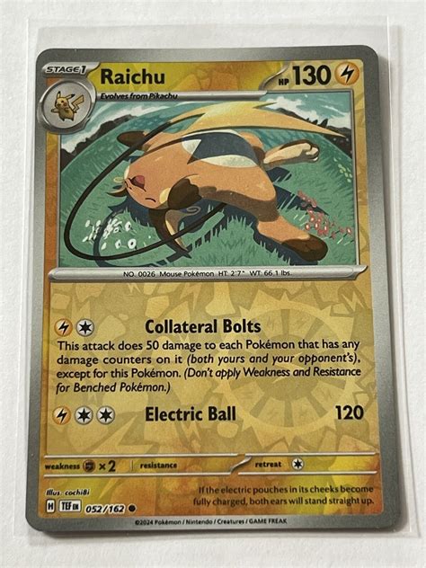 Raichu Mega Evolution Card Pojos Pokemon Card Of The Day Card
