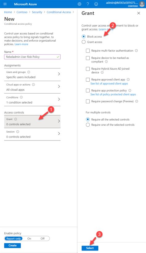 How To Configure User Risk Based Azure Conditional Access Policies