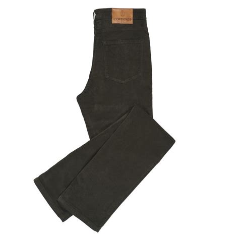 Ladies Green Stretch Moleskin Jeans Cordings
