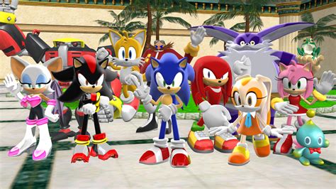 Sonic The Hedgehog Group Shot By Miraculousthomasfan On Deviantart