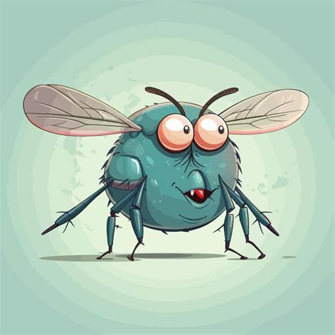 Un Insecte Mignon Et Coloré Vecteur Premium