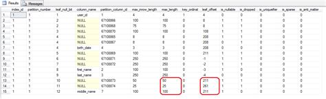 SQL Server Table Columns Under The Hood