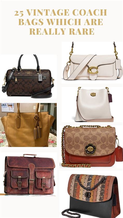 25 Rare Vintage Coach Bags