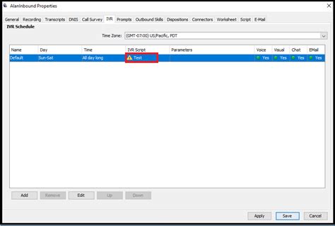 Administrator Getting A Pop Up Message Warning Ivr Script Contains Unsupported Module When