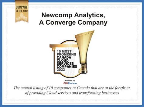 Newcomp Analytics A Converge Company Machine Learning Data Science