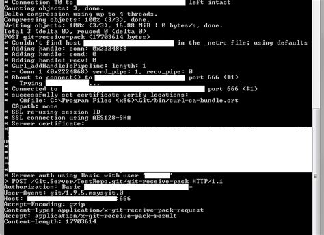 Windows Git Post Receive Pack Hangs With Tcp Zerowindow Stack Overflow