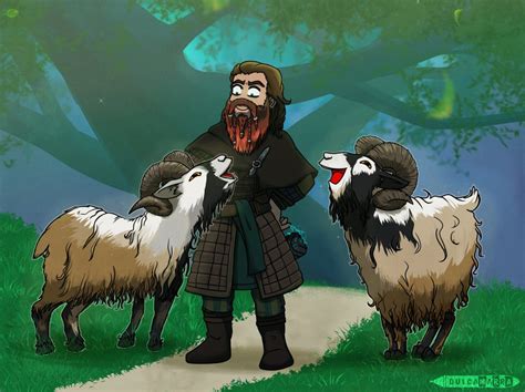 Thor And His Goats Snarler And Grinder Inspired By Both Neil Gaiman And Assassins Creed