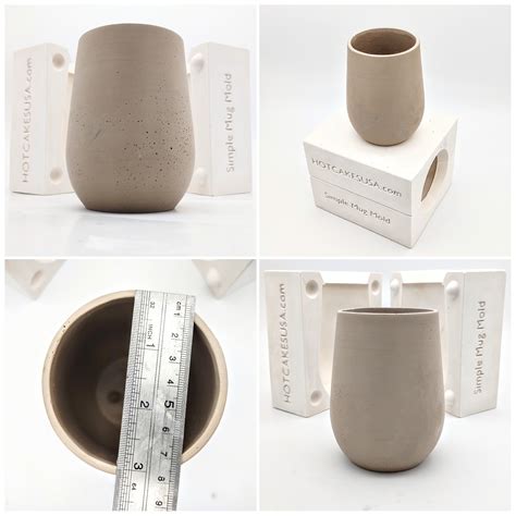 Stemless Wine Glass Mold Ceramic Slip Casting Plaster Mold Hotcakesusa