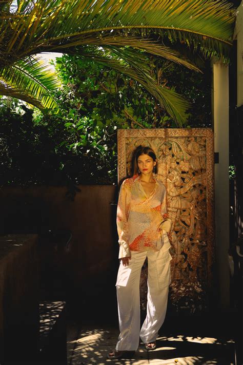 Catherine Gee Daria French Cuff Silk Blouse Warm Cosmos Final Call Robertson Madison