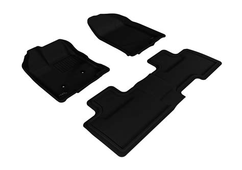 3d Maxpider Custom Fit Kagu Floor Mat Black Compatible With Ford Edge