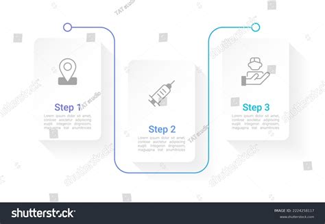 Public Immunization Infographic Chart Design Template Stock Vector