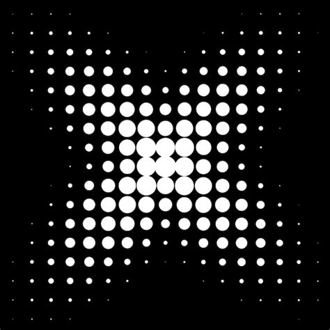 하프톤 하프톤 도트 패턴 벡터 일러스트 레이 션의 원 프리미엄 벡터