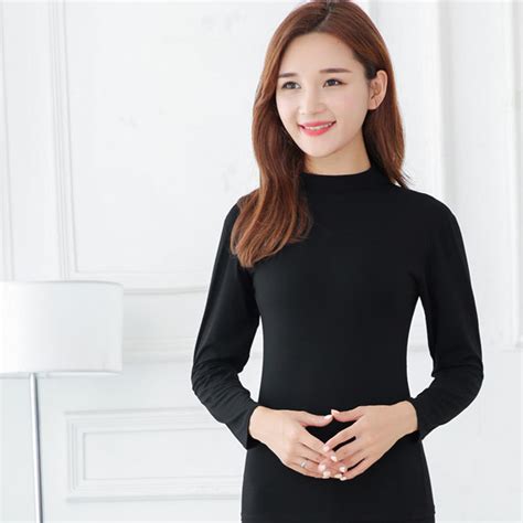 G居家 女款輕磨毛暖暖發熱衣 立領 黑色 內搭背心小可愛 Yahoo奇摩購物中心