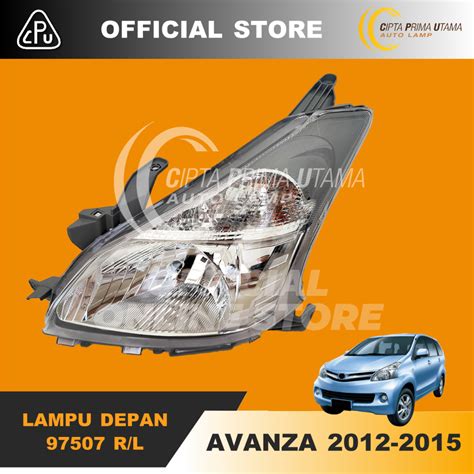 Jual Cpu Head Lamp Lampu Depan Avanza 2012 2015 Shopee Indonesia