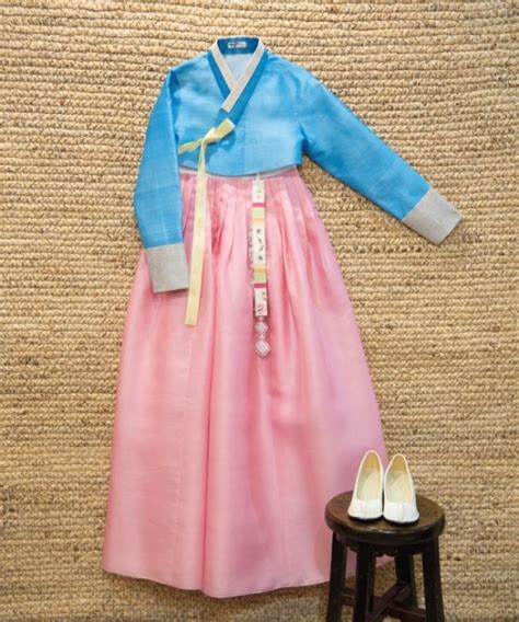 설연화한복 혼주한복 분홍치마 파랑저고리 노랑고름 네이버 블로그