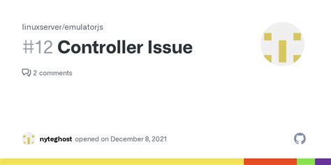Controller Issue Issue Linuxserver Emulatorjs Github