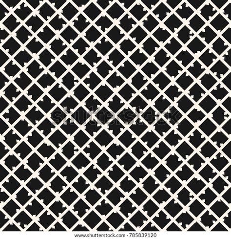 Square Grid Vector Seamless Pattern Abstract Stock Vector Royalty Free 785839120