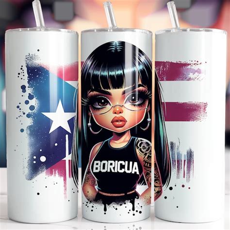 Boricua Tumbler Png Etsy