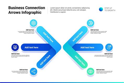 Connection Arrow Infographic 15173769 Vector Art At Vecteezy