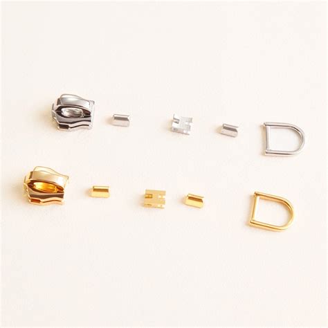 M6 Zipper Slider Stop Puller Leather Hardware