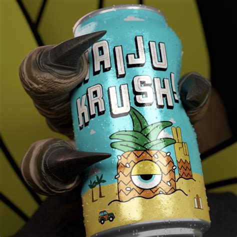 Kaiju Krush Beer Can Animation Finished Projects Blender Artists