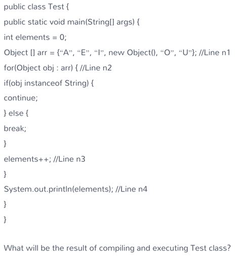 Solved Public Class Test Public Static Void Main String Chegg