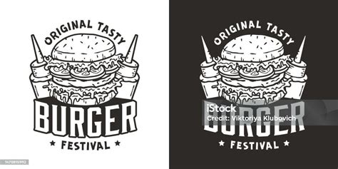 병 소스와 햄버거 또는 햄버거가있는 패스트 푸드 카페 미국 또는 미국 음식 레스토랑 고기에 대한 스톡 벡터 아트 및 기타 이미지 고기 굽기 그래픽 프린트 Istock