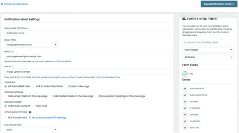 file upload fields with formstack forms