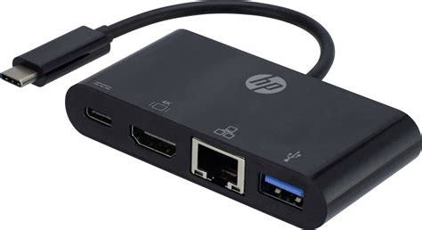 Hp Usb Hdmi Rj45 Adapter [1x Usb 3 0 Connector C 1x Hdmi Socket