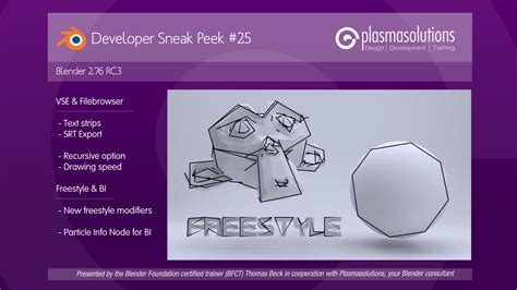 Blender Developer Sneak Peek 25 BlenderNation